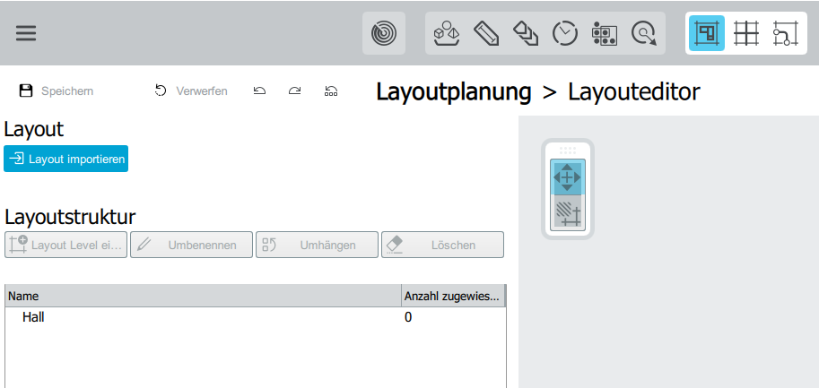 ipolog 4 Material Flow: Layouteditor – ipolog Hilfe